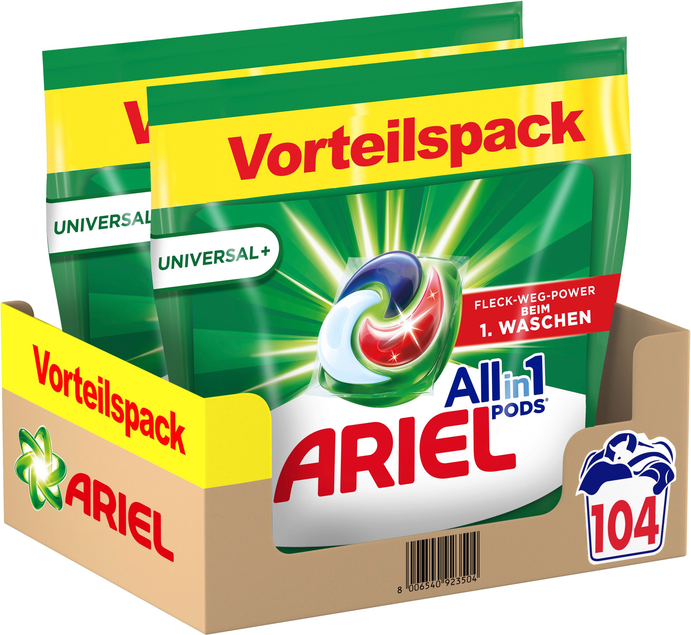 Ariel Kapsle Universal+ box 104 kapslí | Pilulka.cz